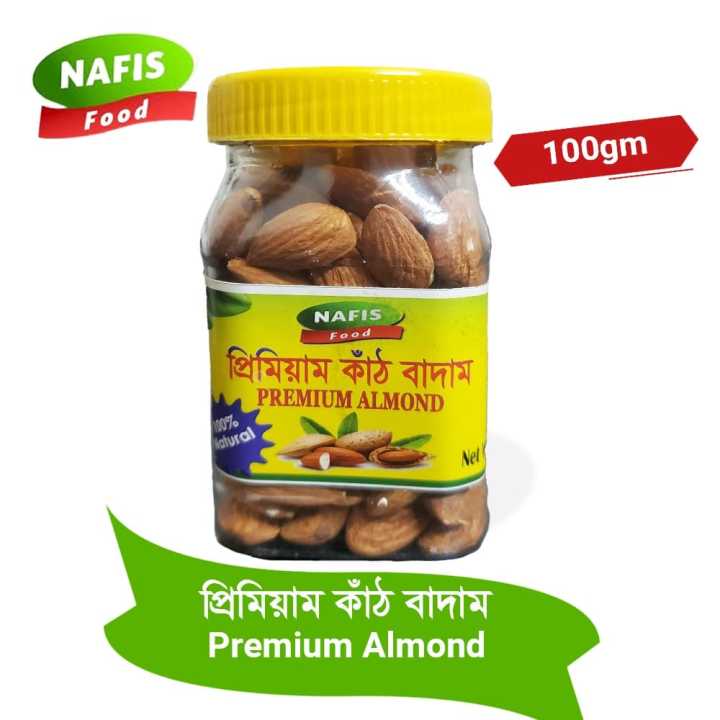 Premium Almond-100g | Daraz.com.bd