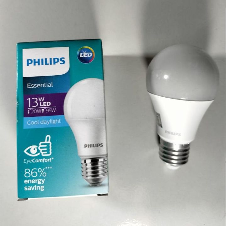 Philips Essential LED Bulb 13W E27 6500K Patch Type | Daraz.com.bd