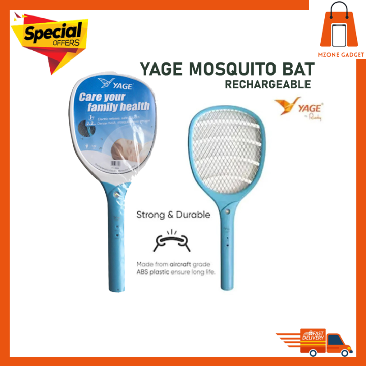 Yage Rechargeable Electric Mosquito Swatter Mosquito Bat Rechargeable ...