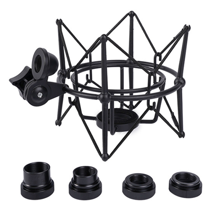 Microphone Shock Mount Adjustable Mount (Black) | Daraz.com.bd