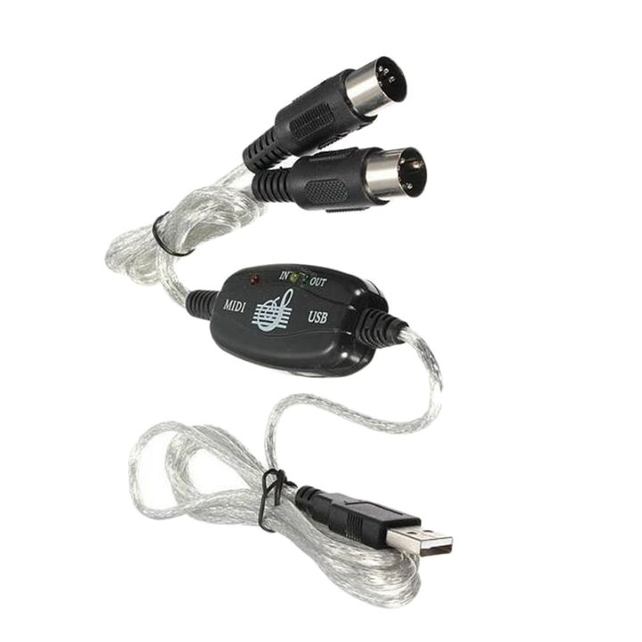 【Xiaofeng】USB MID Editing Cable-1 MIDI cable to USB cable-black | Daraz.com.bd