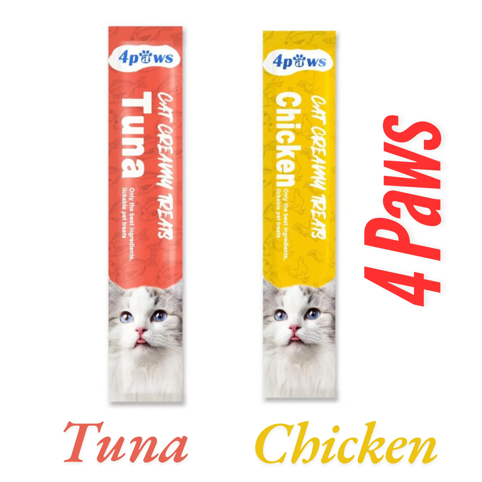 4Paws Creamy Treats For Cats (Kitten/Adult)- 15gm | Daraz.com.bd