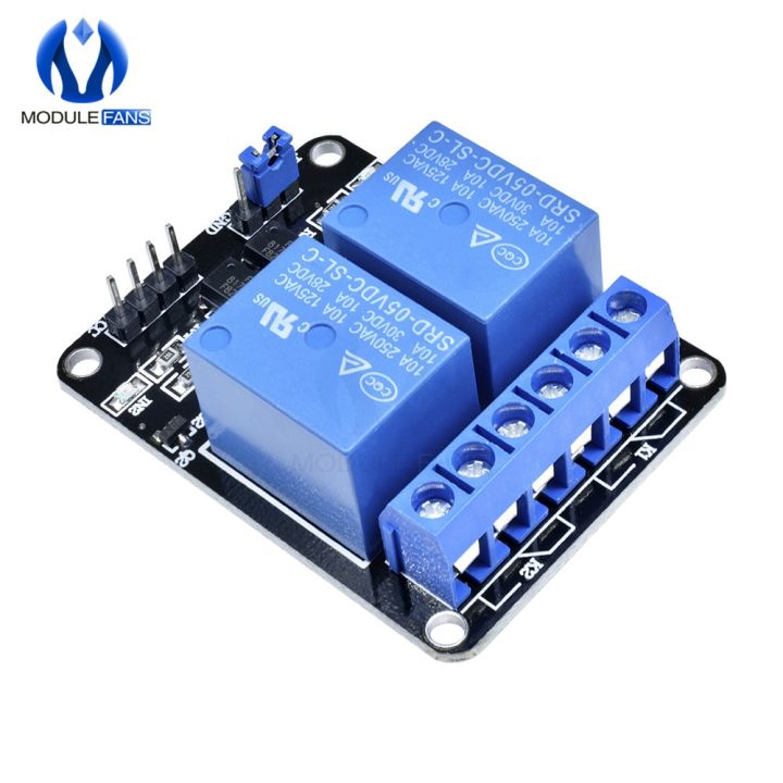【Lejia】1PCS 5V 2-Channel Relay Module PIC AVR DSP Electronic 5V 10A 2 Channel Relay | Daraz.com.bd