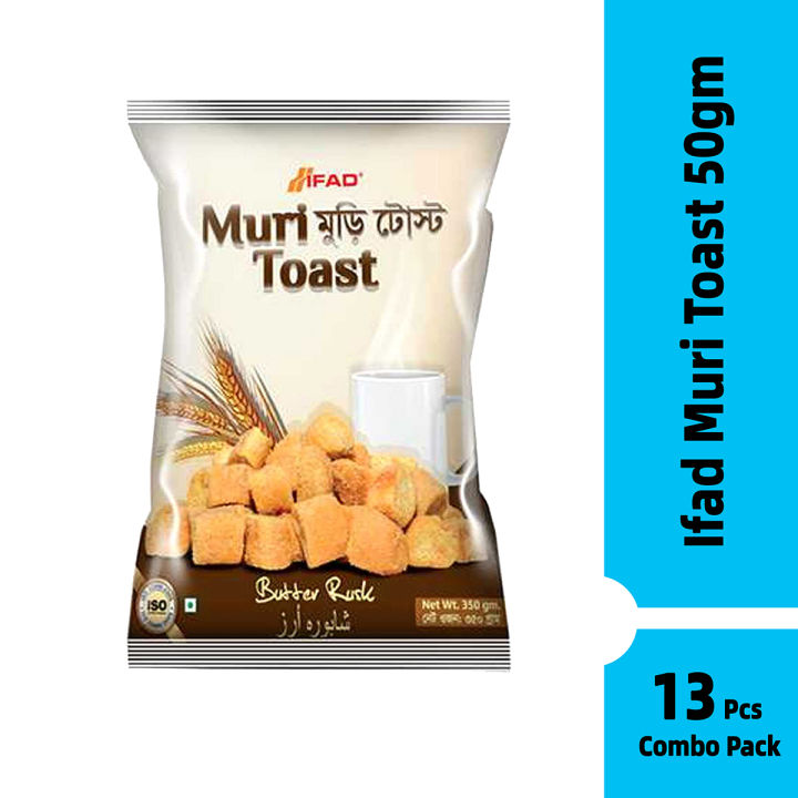 Ifad Muri Toast 50gm (13 Pcs Carton) | Daraz.com.bd