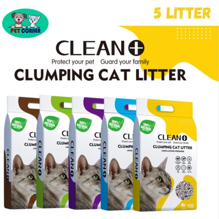 Clean Plus Clumping Cat Litter 5 Ltr | Daraz.com.bd