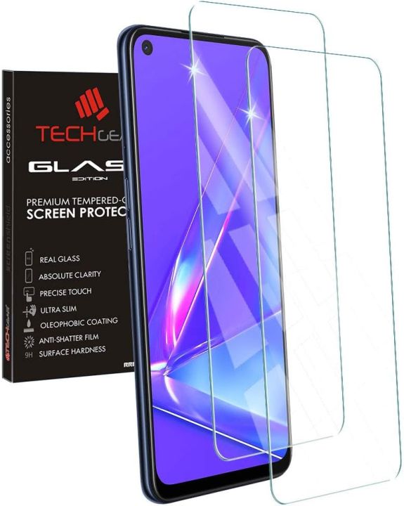 Oppo A92 Tempered Glass Screen Protector 9H Hardness 2.5D Front ...