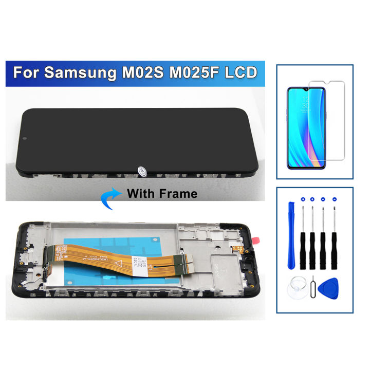 LCD Display With Frame For Samsung Galaxy M02S Touch Screen SM-M025F/DS ...