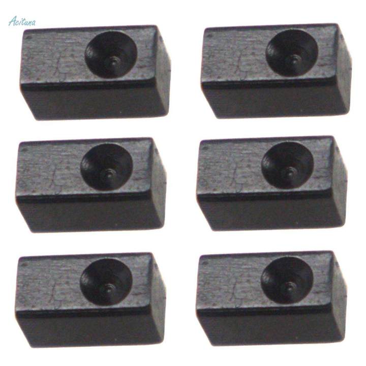 8x6 Pieces Electric Guitar Tremolo Bridge Saddle Insert Lock String ...