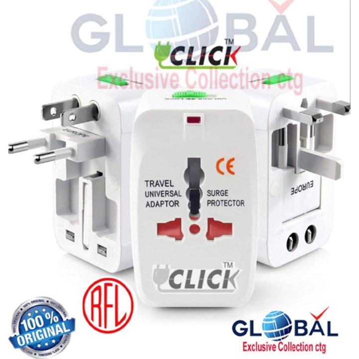 World Travel AC Power International Plug Adapter, Universal Travel ...