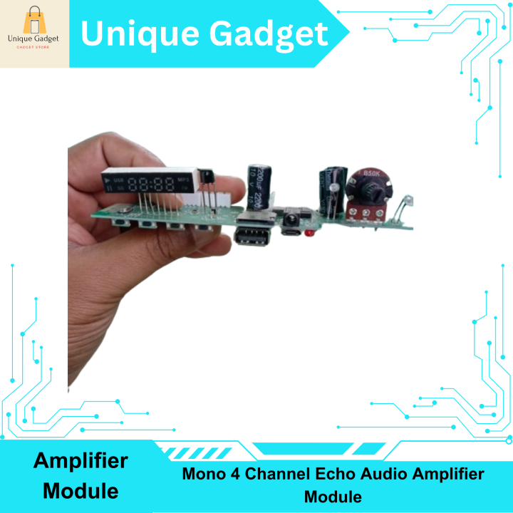 Mono 4 Channel Echo Audio Amplifier Module | Daraz.com.bd