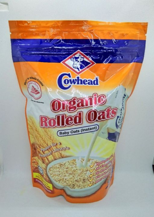Cowhead Organic Rolled Oats Baby 500g | Daraz.com.bd