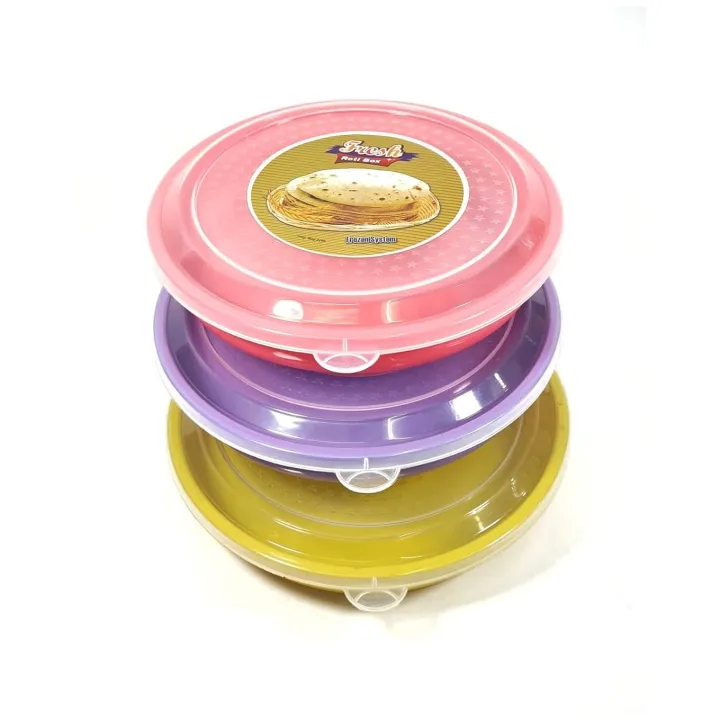 Keep Rotis Fresh And Organized In This Multicolor, Food-Grade Roti Box ...