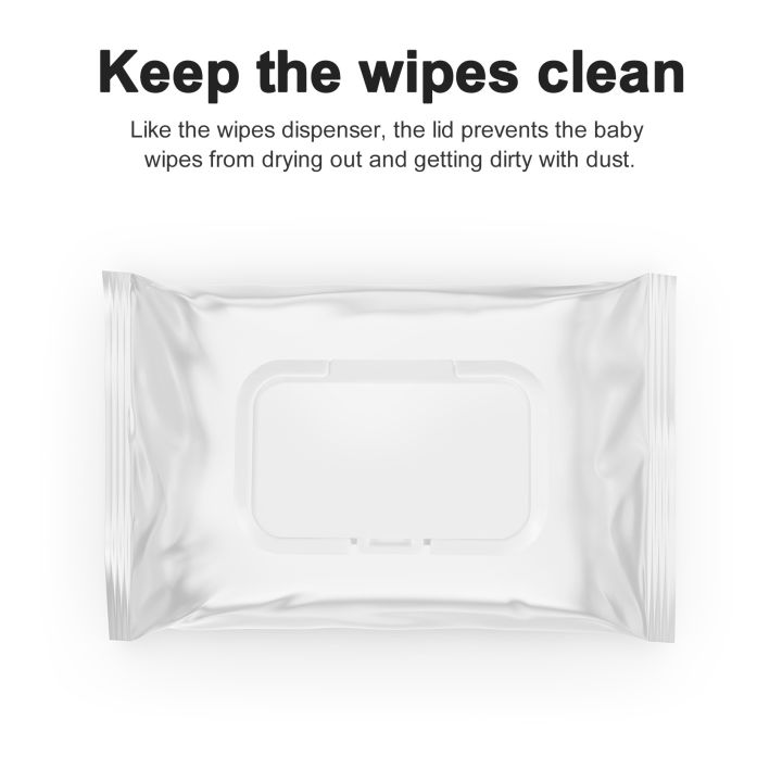 10pcs Reusable Baby Wipes Lid Baby Wet Wipes Cover Tissues Box Wet ...