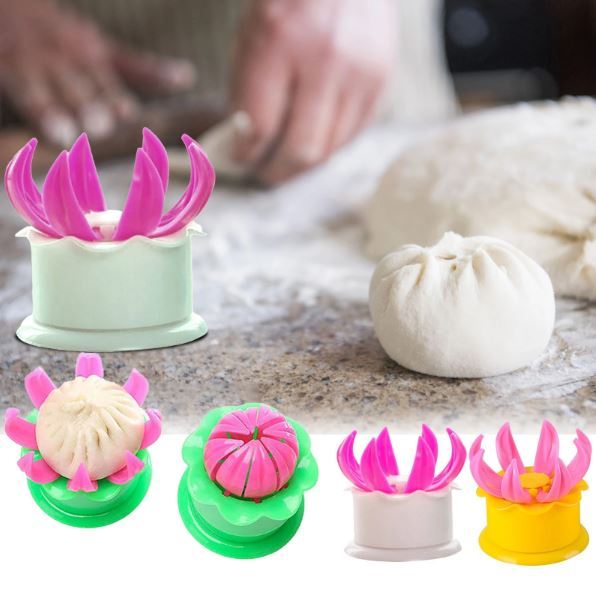 Momo Maker - Pastry Steamed Stuffed Bun Pie Dumpling Making Mould ...