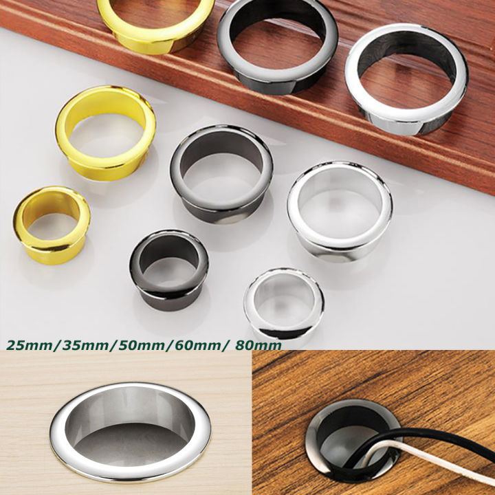 Hardware Round Office Organizer Cable Clamp Desk Table Cable Fastener ...