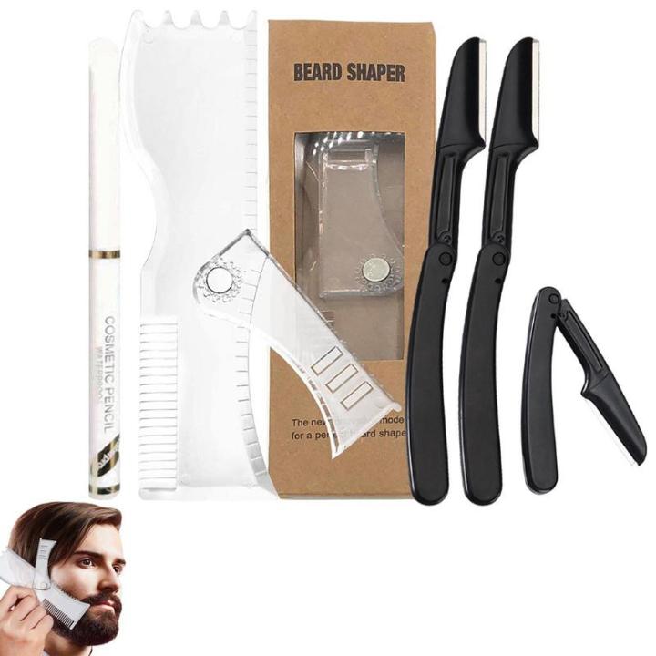 Beard Shaper Kit Adjustable Beard Shaper Tool for Men 3 In 1 Styling ...