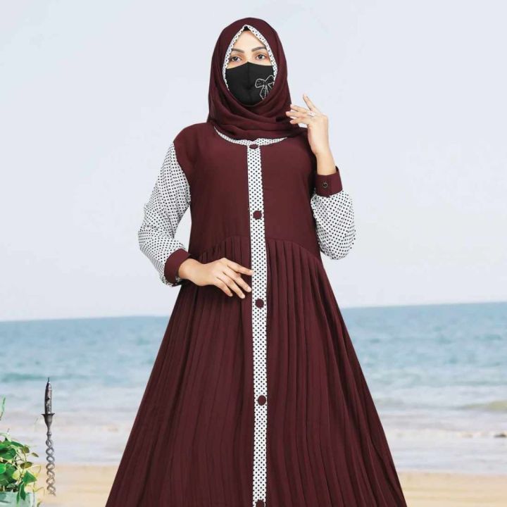 Print simple borka only for hijab girls online new collection | Daraz ...