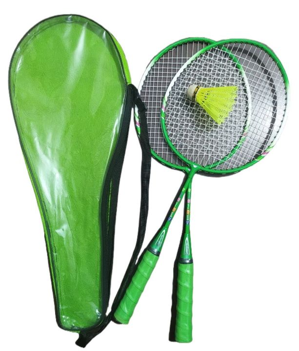Kids Badminton Rackets Set (2 Pieces + 1 Piece Feather Ball) | Daraz.com.bd