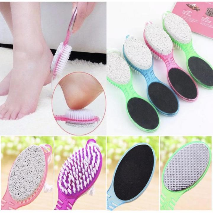 4 step pedicure paddle foot cleaning brush. | Daraz.com.bd