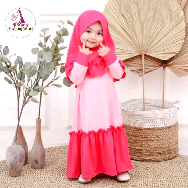 Baby burqa for kids in multi color and multi design burqa made of ...