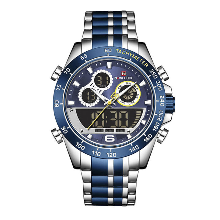 NAVI forCE NF9188 Royal Stainless Steel Watch for Men | Daraz.com.bd