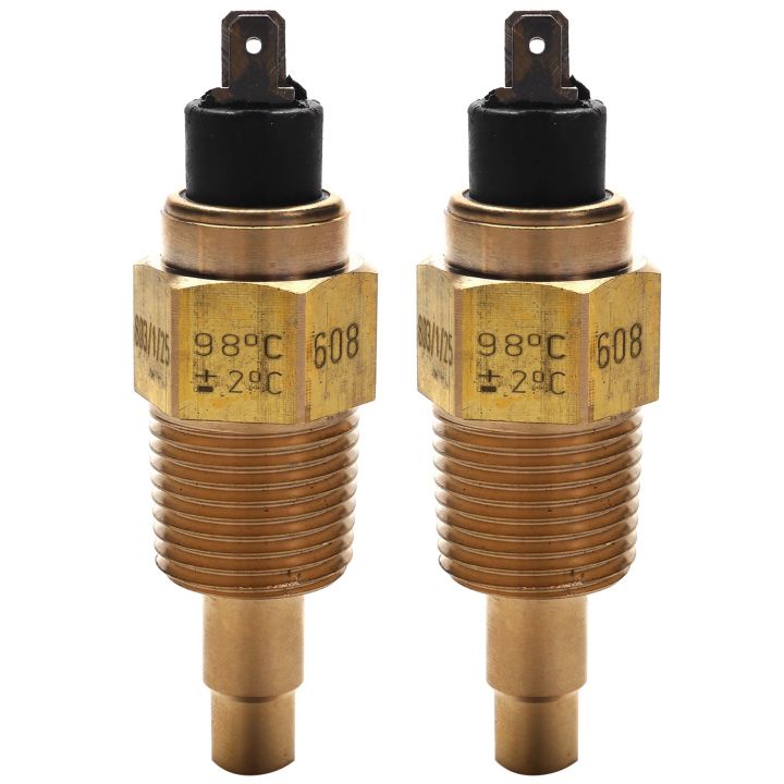 2X Vdo 1/2 Npt 21mm Thread Engine Oil Temperature Sensor Water ...