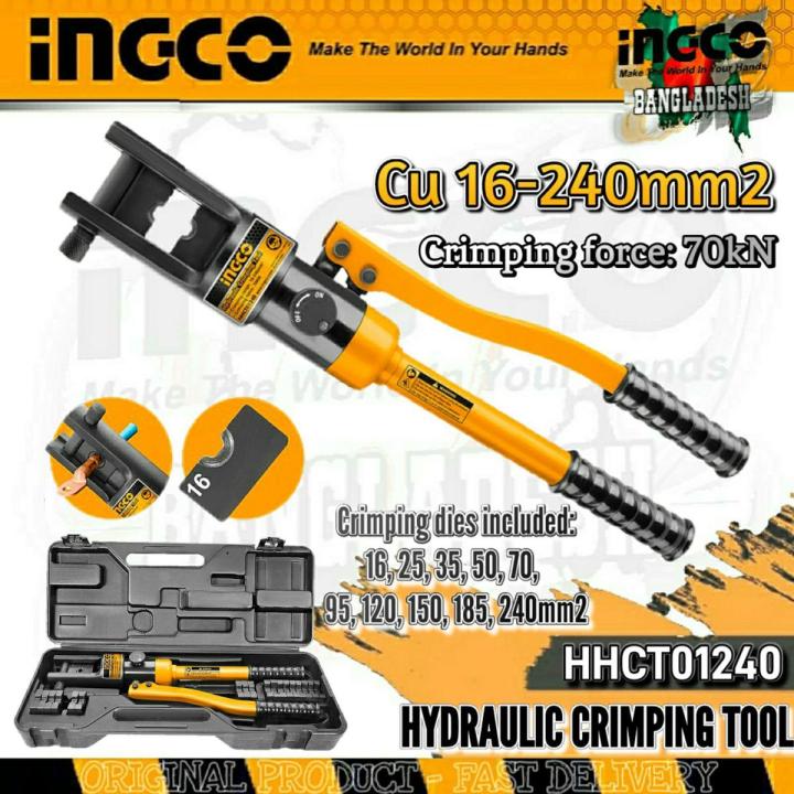 Hydraulic crimping tool-INGCO HHCT01240 | Daraz.com.bd