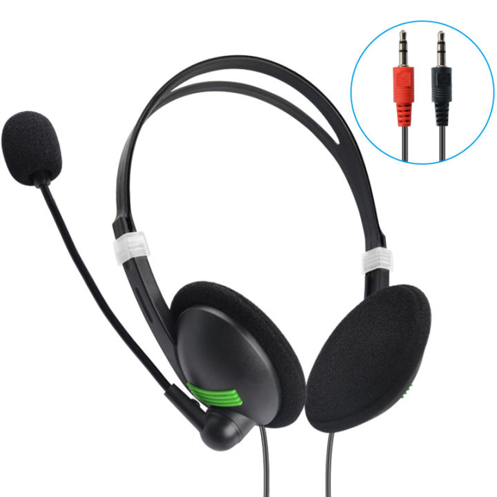 Computer operator headset student online class listening training high ...