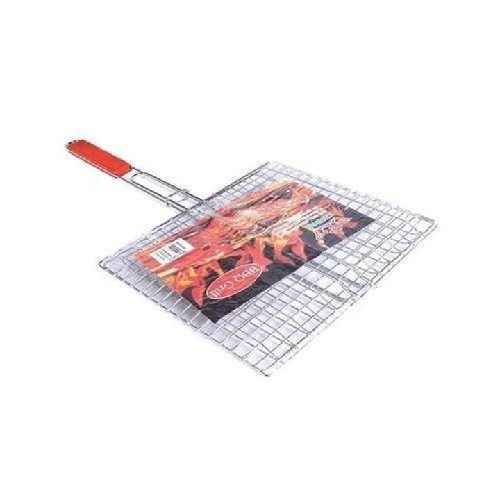 Portable BBQ Grill Net Clip - Silver | Daraz.com.bd