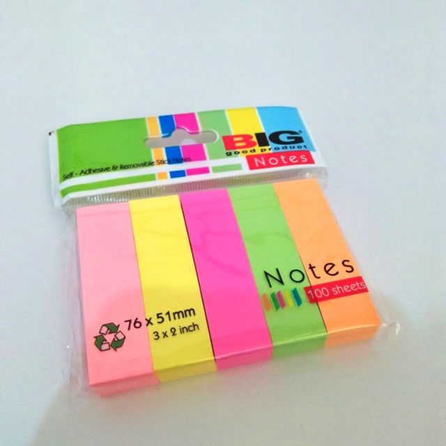 Multi color sticky note - E3 (3x3 inch) - 100 sheet | Daraz.com.bd