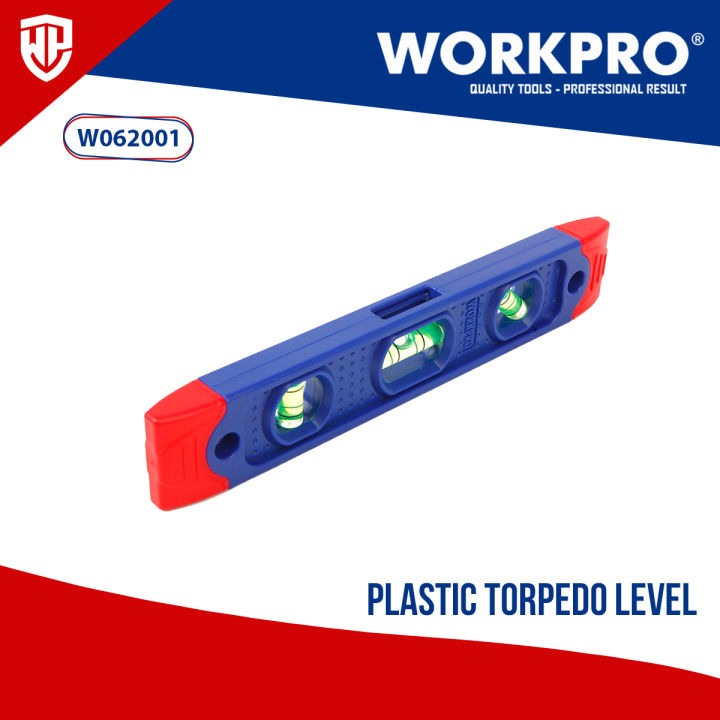 Workpro 9" Plastic Torpedo Level Measuring Instrument Spirit Level ...