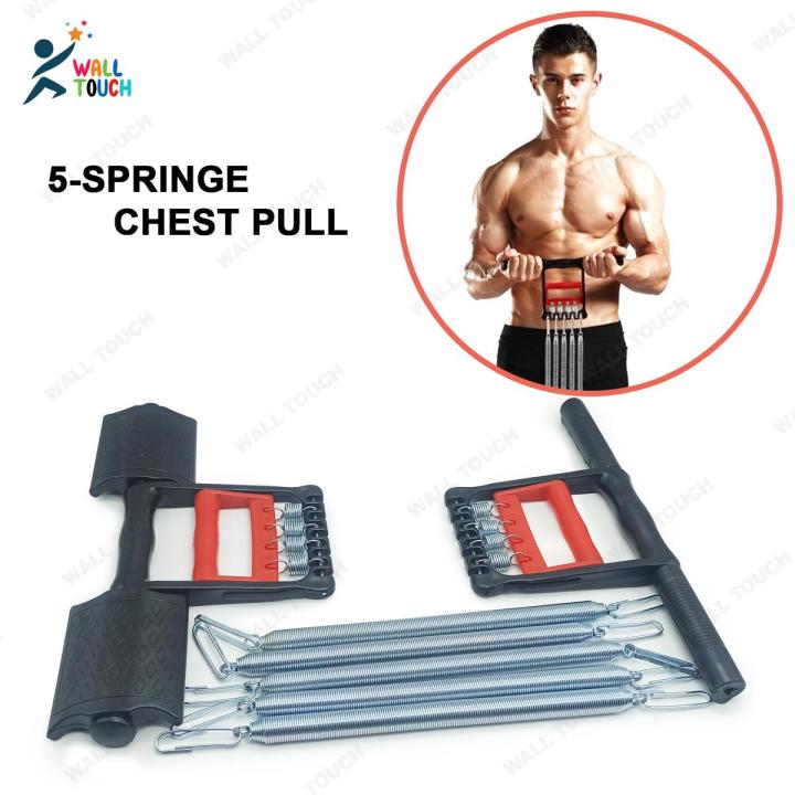 5- Springs Exercise Chest Pull Expander Puller Muscle Stretcher ...