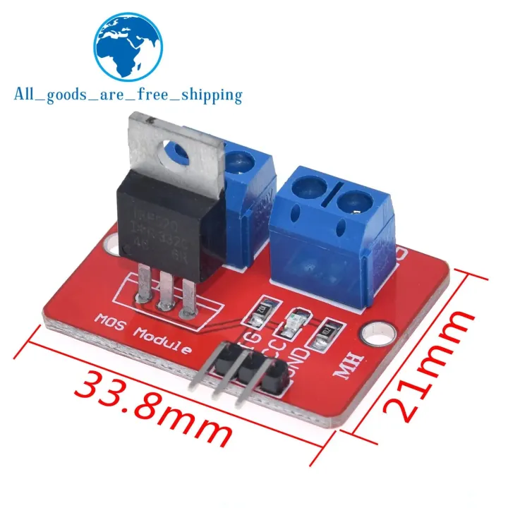 【3C VictoryEagle】0-24V Mosfet IRF520 MOS Driver Module Arduino ARM pi | Daraz.com.bd