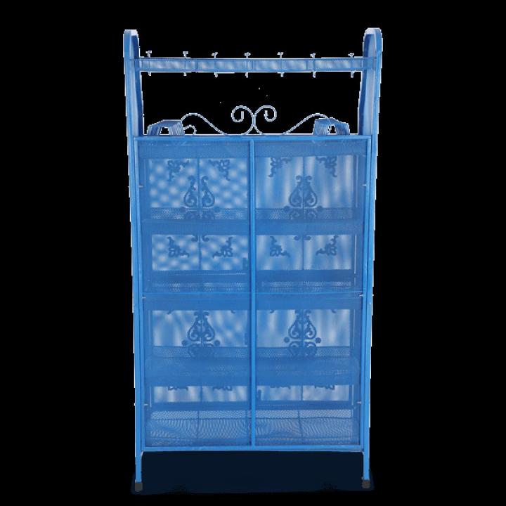 RFL Royal Kitchen Shelf Classic 4 Door Blue 918083 | Daraz.com.bd