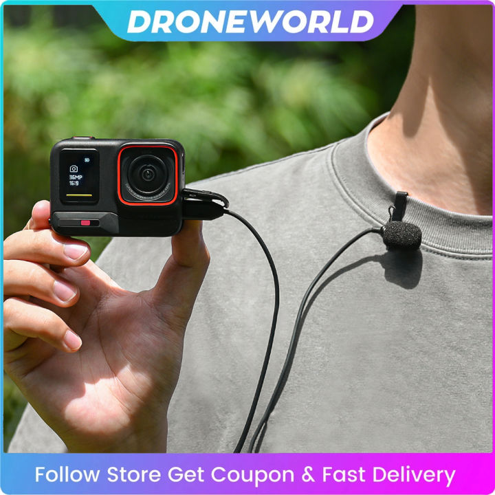 Sunnylife Lavalier Microphone For Insta360 Ace Pro Professinal Exrernal ...