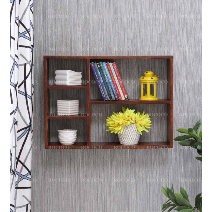 ROCOCO Pomp Wall Book Shelf Showpiece Rack | Daraz.com.bd
