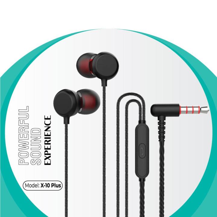GEEOO X10 Plus Premium In-ear Earphone with Microphone | Daraz.com.bd