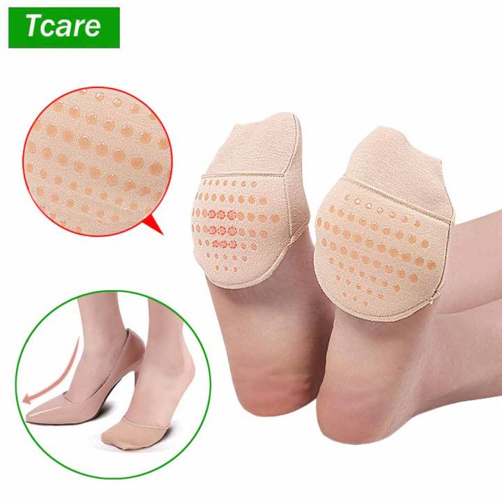 Tcare 1 Pair Breathable Women's Invisible Toe Cover with Padding Toe ...