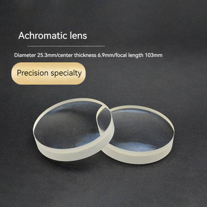 H-K9l/f4 Glass Doublet Achromatic Lens 25.3mm And Focal Length 103mm ...