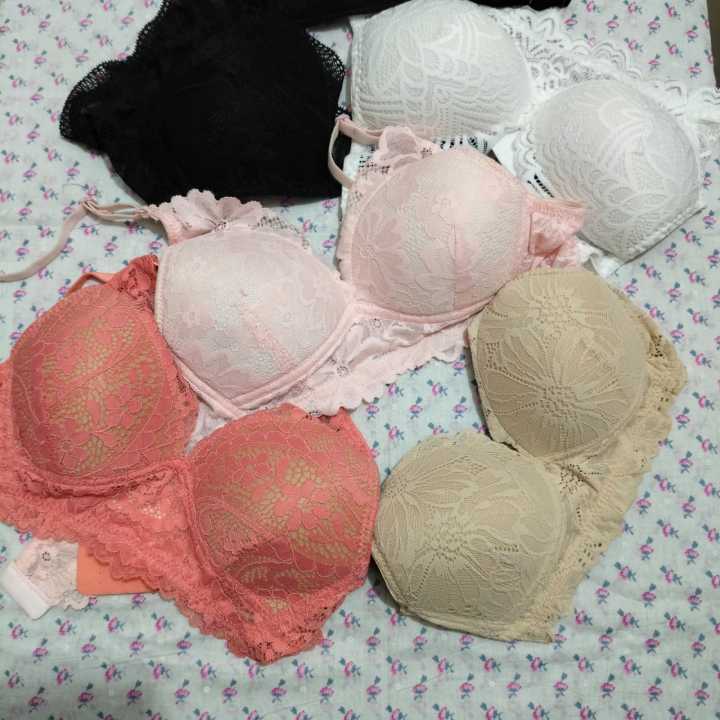 Elegance Lightly Padded Lace Bra for Women - Timeless Comfort and ...