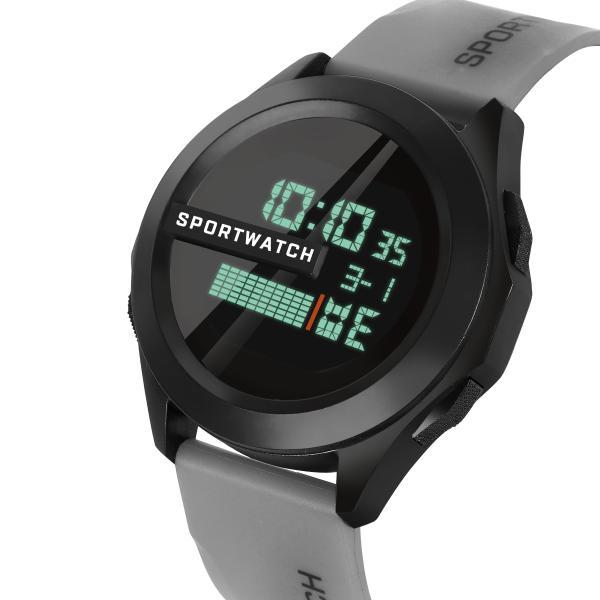 LASHIDA Wind Multi-Functional Simple Round Electronic Fashion Watch ...