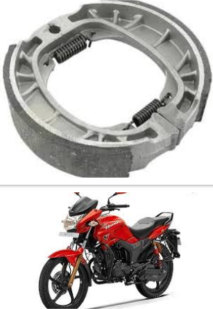 Hero hunk model rear break shoe | Daraz.com.bd