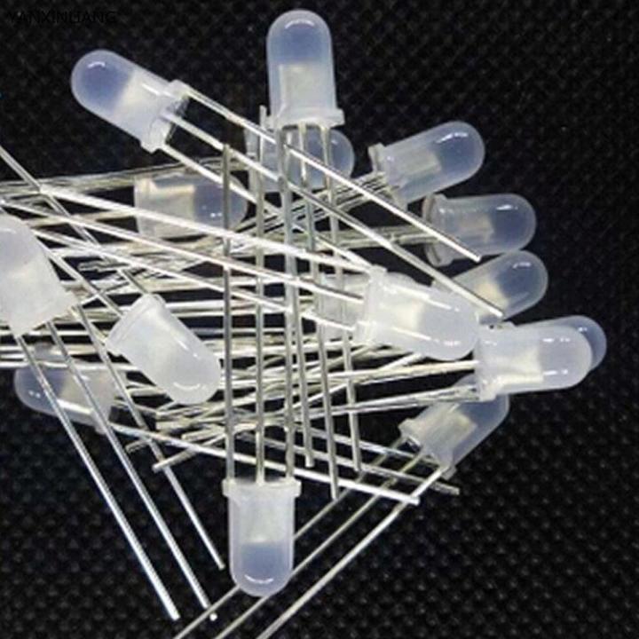 【happy one】100pcs/lot LED Round Diffused & Green two Color Anode LED ...