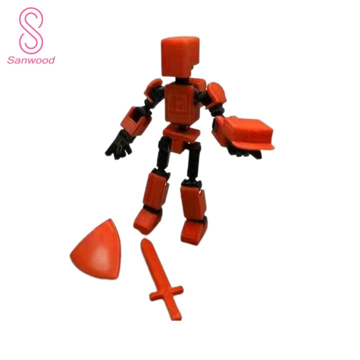 Action Figure with Movable Joints Flexible 3d Printed Multi-jointed ...