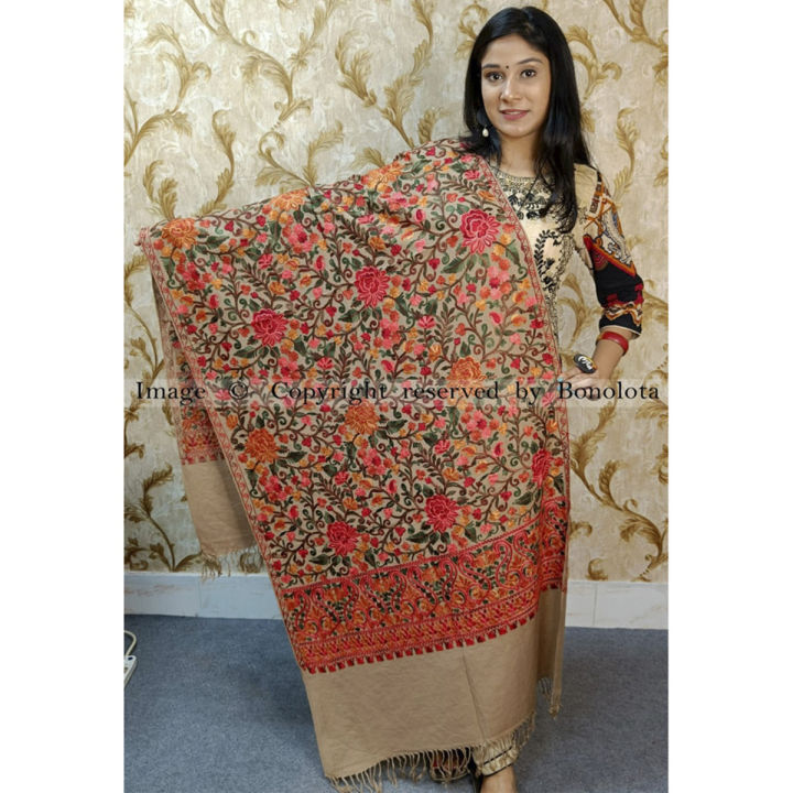 Kashmiri Poshmina shawl Women winter collection shal Avon Fabric ...