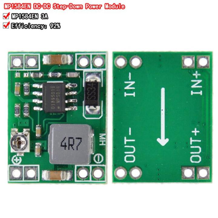 5PCS power module Adjustable MP1584EN DC DC 3A power step-down descending output module 12 ...