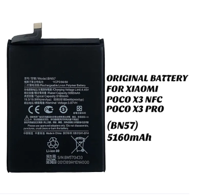 Replacement BATTERY Model BN57 FOR XIAOMI POCO X3 PRO/POCO X3 NFC ...