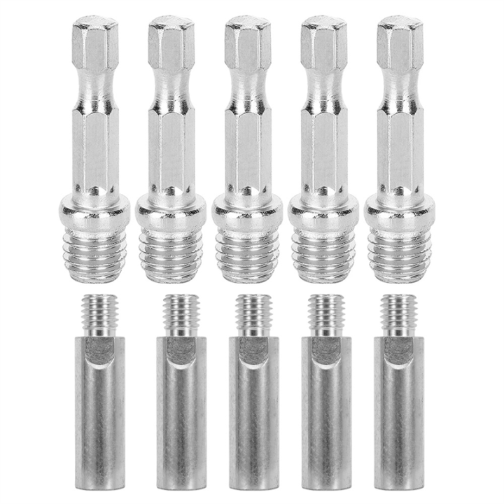 10 Pcs Drill Connecting Rod Adapter and 5/8Inch-11 Thread Angle | Daraz ...