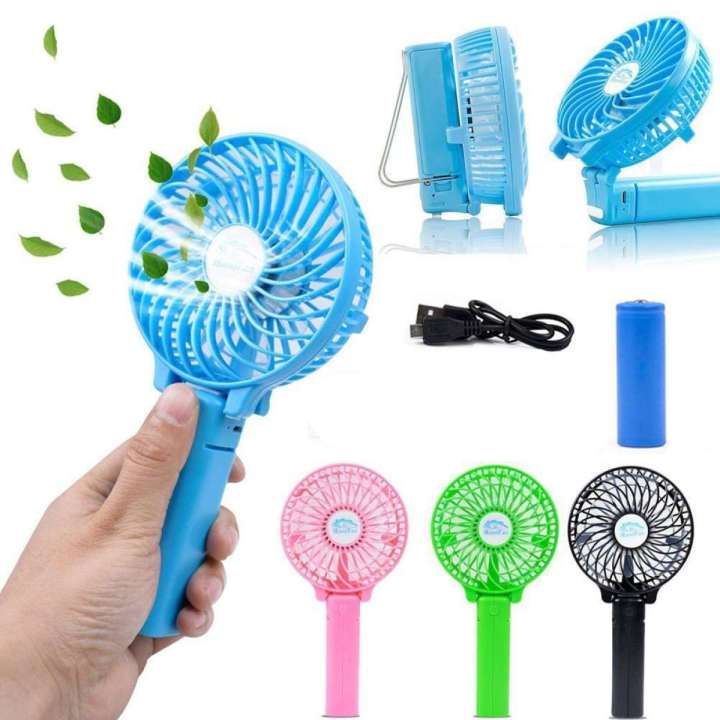 Rechargeable Mini Hand Fan Multi color USB Charging Fan Travel Fan By ...