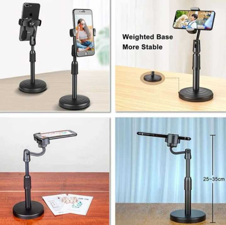 L7 Mobile Phone Holder Height Adjustable Stand & 360° Rotatable for ...